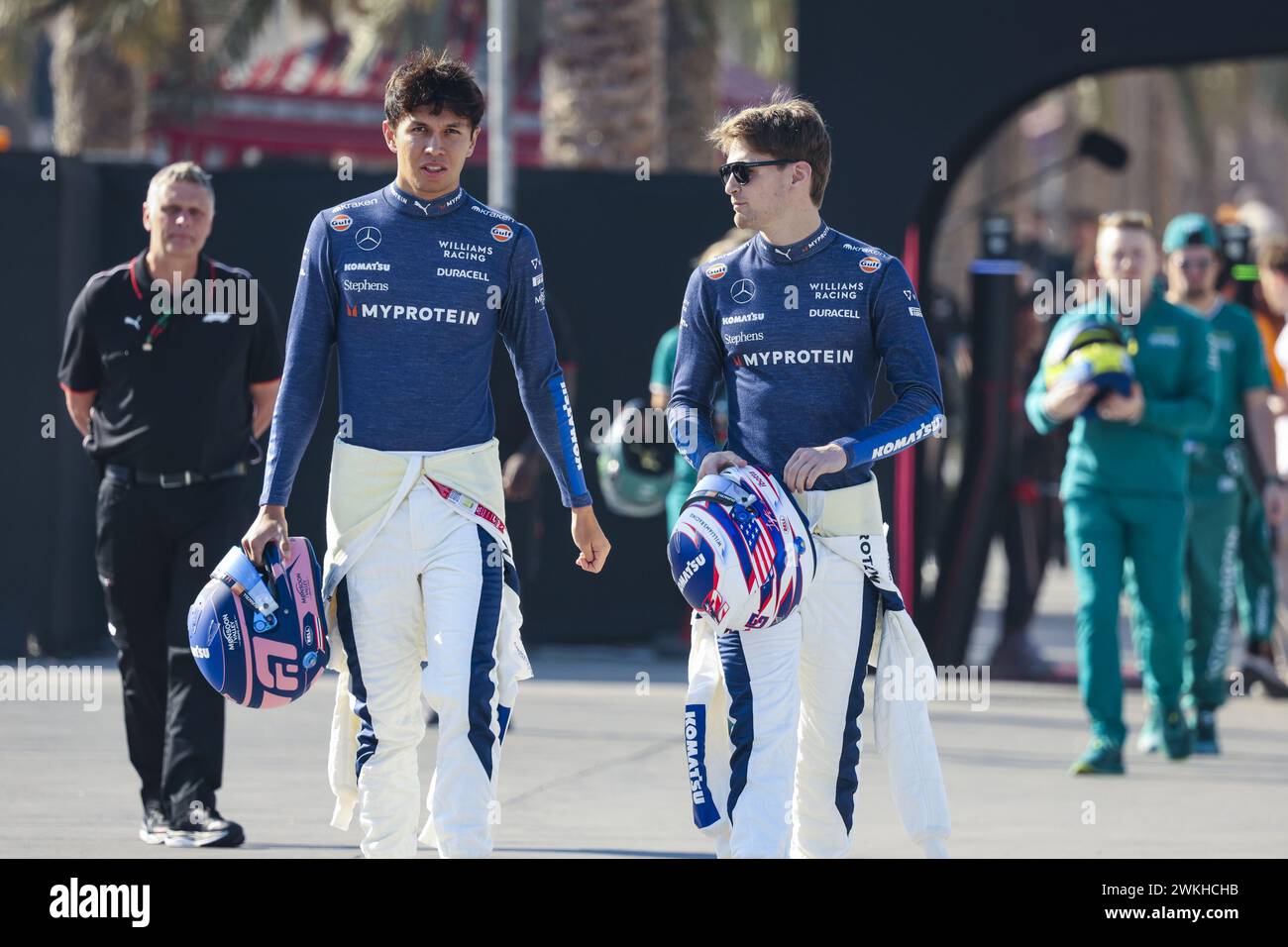 ALBON Alexander (tha), Williams Racing FW46, SARGEANT Logan (usa ...