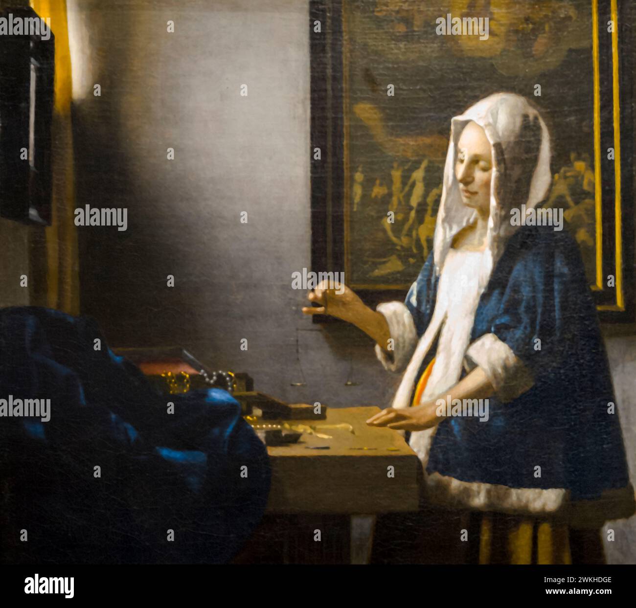 Woman Holding A Balance National Gallery Of Art at Emma Wilhelm blog