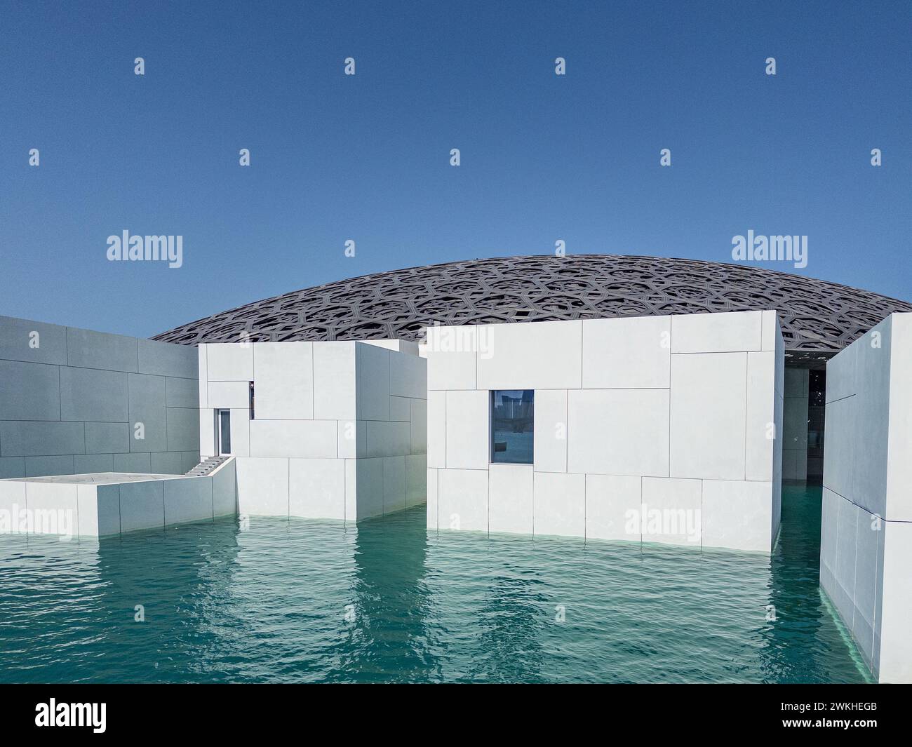 The Louvre, Abu Dhabi, by architect Jean Nouvel. Inspired by the rich ...