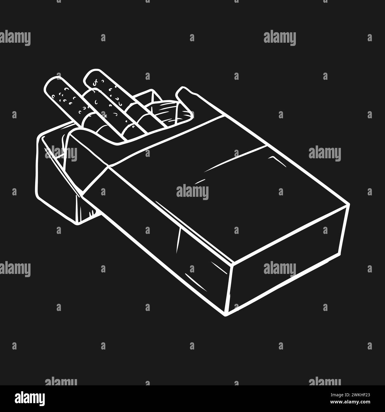 Cigarettes packet Black and White Stock Photos & Images - Alamy
