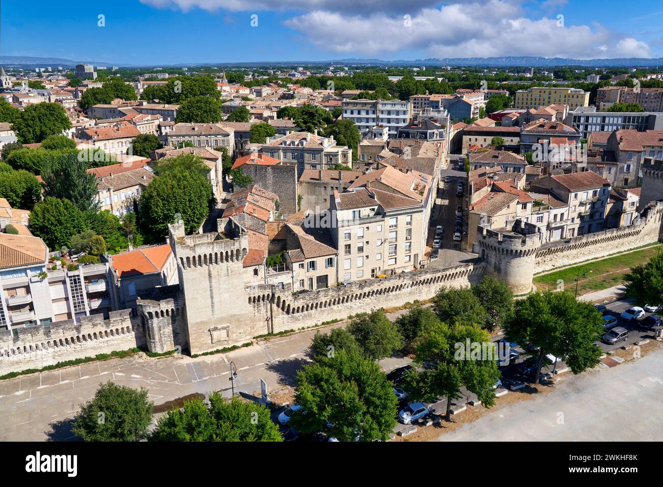 Centro histórico, Muralla Medieval, Avignon, Vaucluse, Provence-Alpes ...