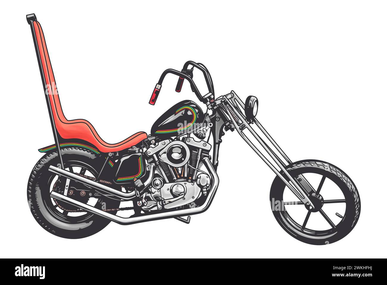 Chopper view Stock Vector Images - Alamy