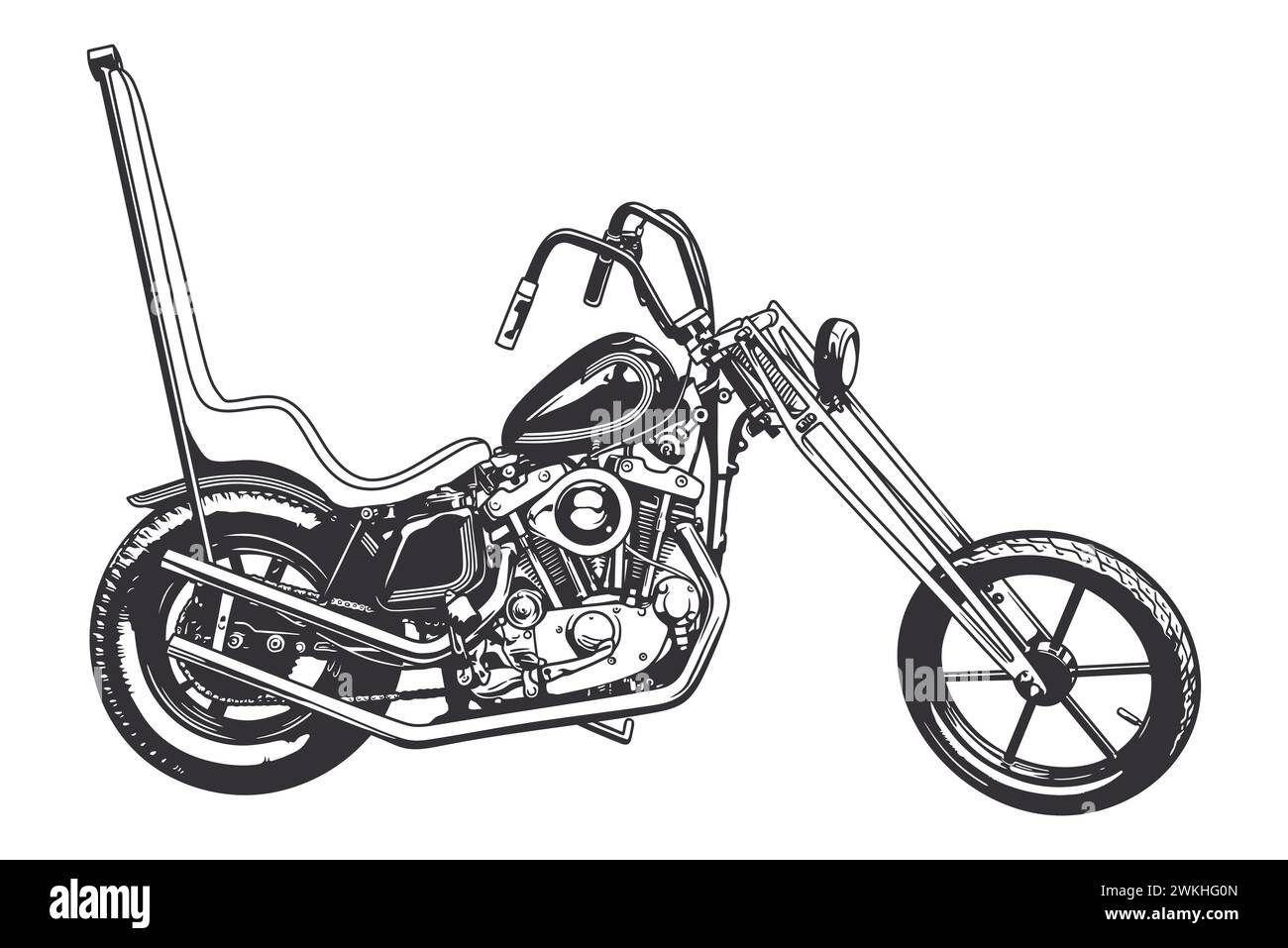 Chopper view Stock Vector Images - Alamy