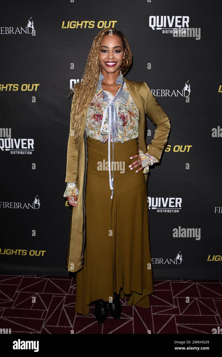 February 20, 2024, Los Angeles, California, USA: ERICA PEEPLES at the ...