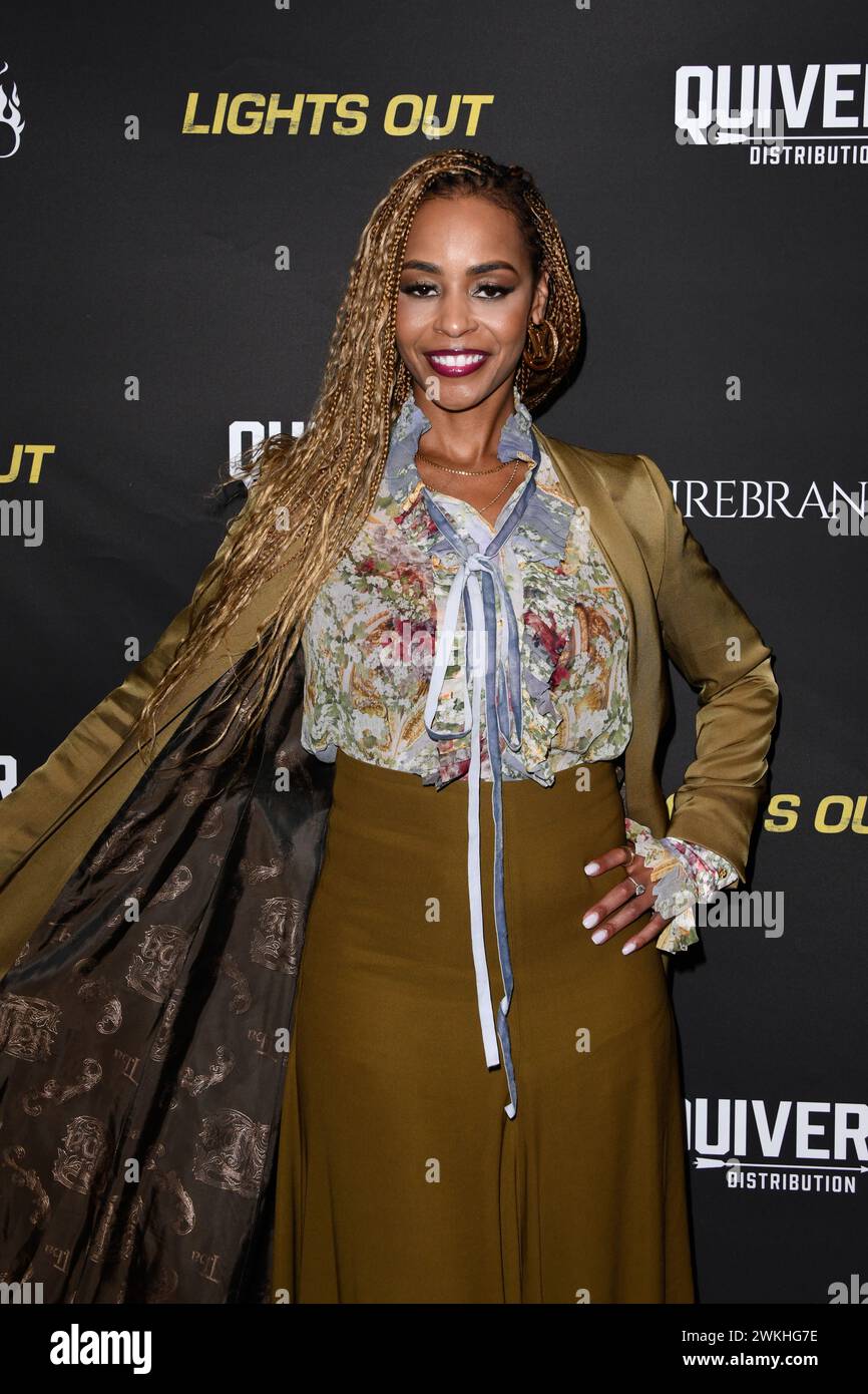 February 20, 2024, Los Angeles, California, USA: ERICA PEEPLES at the ...