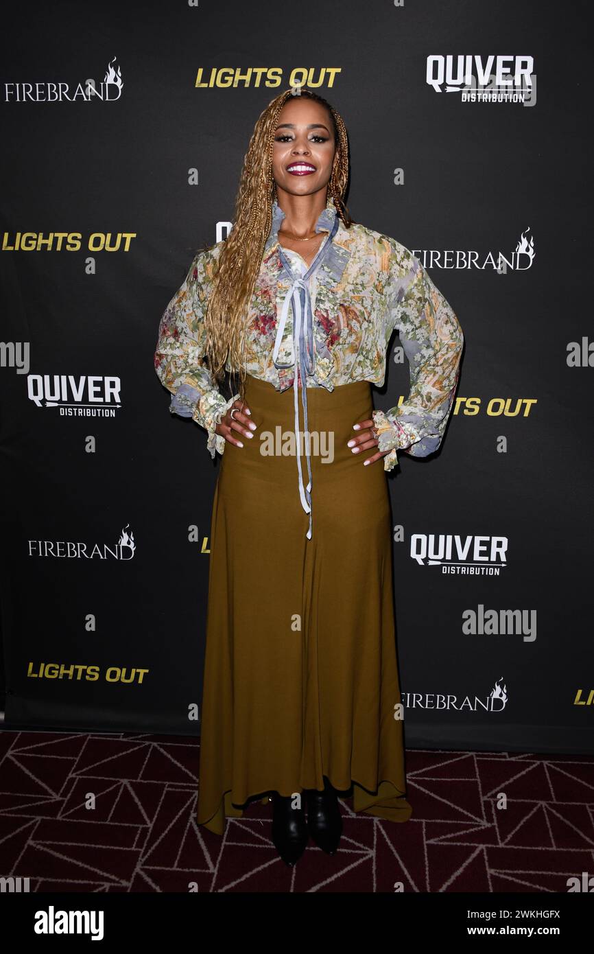 February 20, 2024, Los Angeles, California, USA: ERICA PEEPLES at the ...