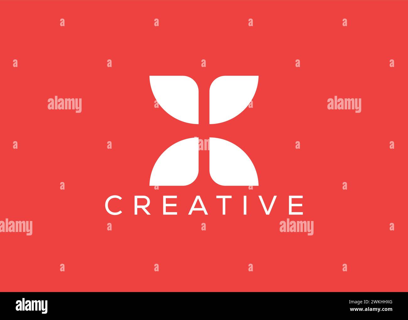 Creative and minimal letter X logo vector template. Abstract letter X ...
