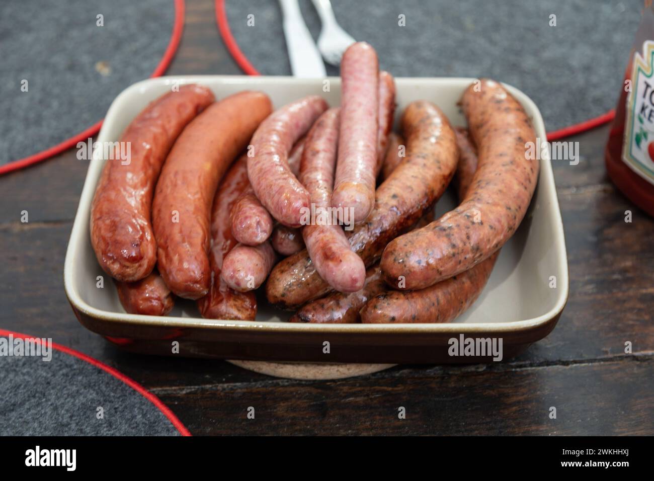 Viennese sausages hi-res stock photography and images - Alamy