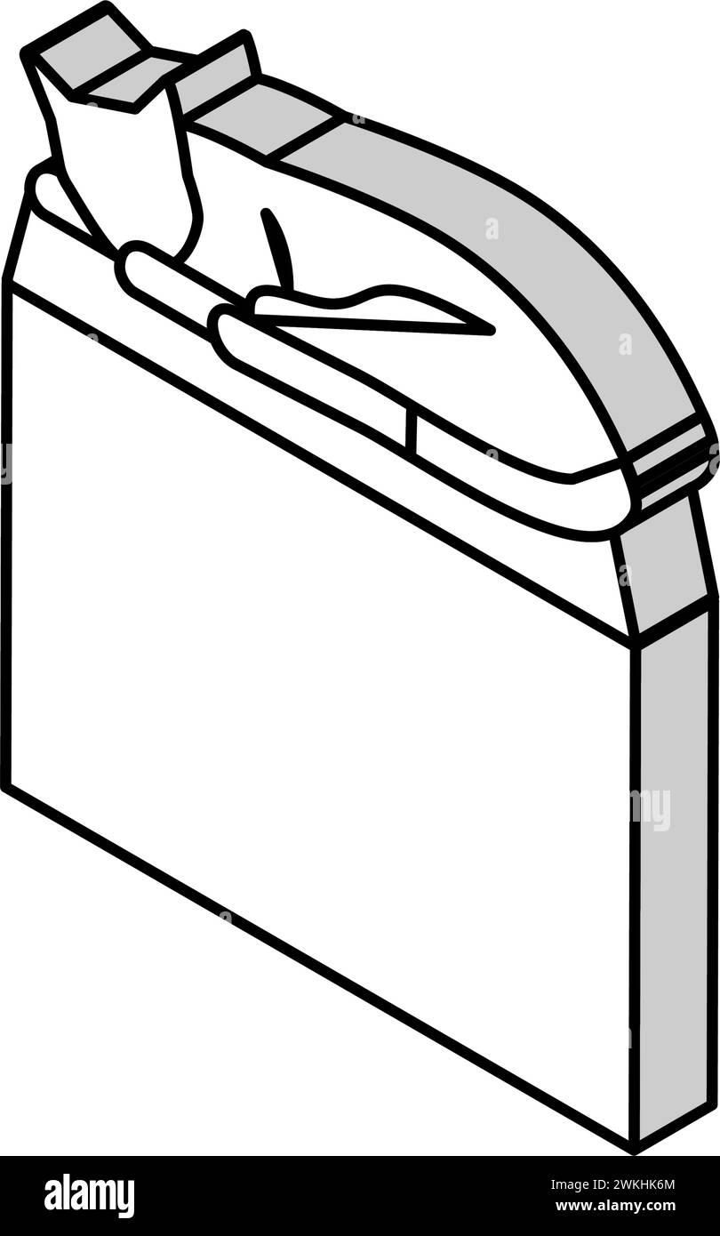 on preposition english isometric icon vector illustration Stock Vector ...