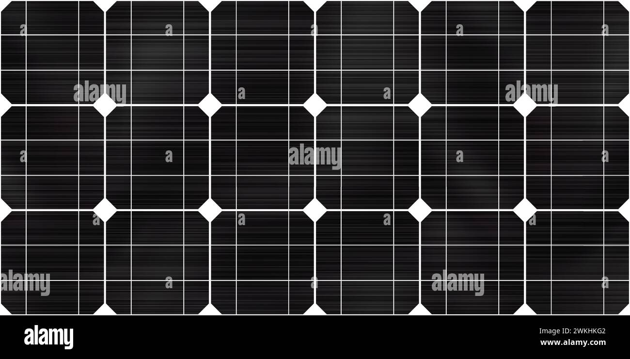 Texture of a monocrystalline solar panel as a seamless pattern ...
