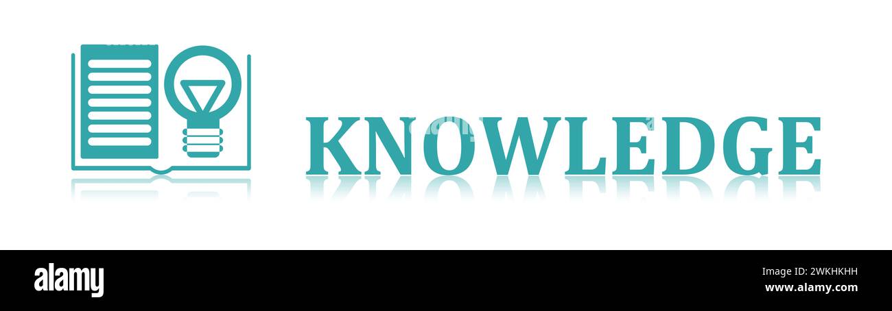 Illustration of a knowledge concept Stock Photo - Alamy