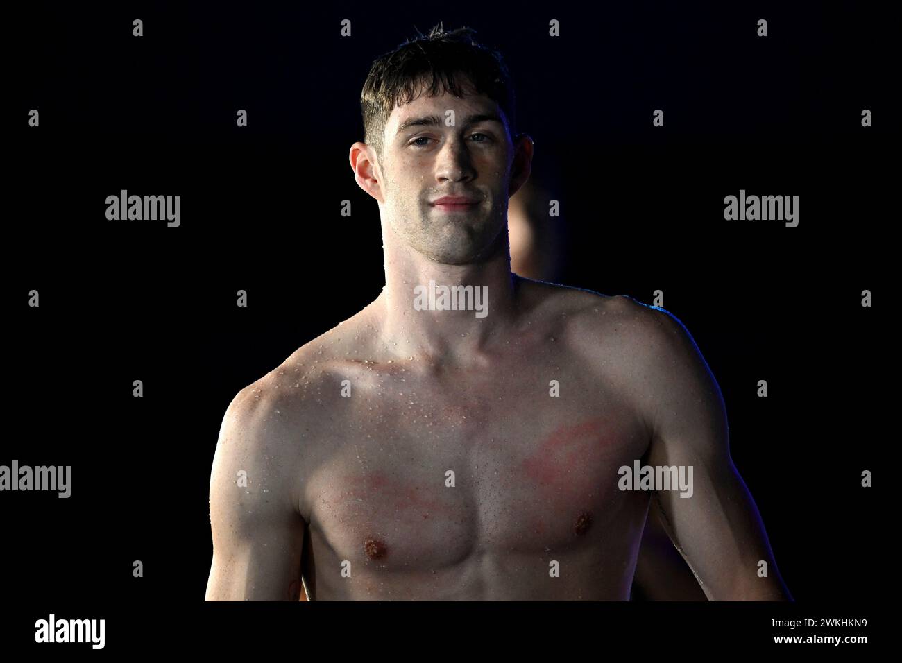 Doha, Qatar. 18th Feb, 2024. Hunter Armstrong of United States of ...