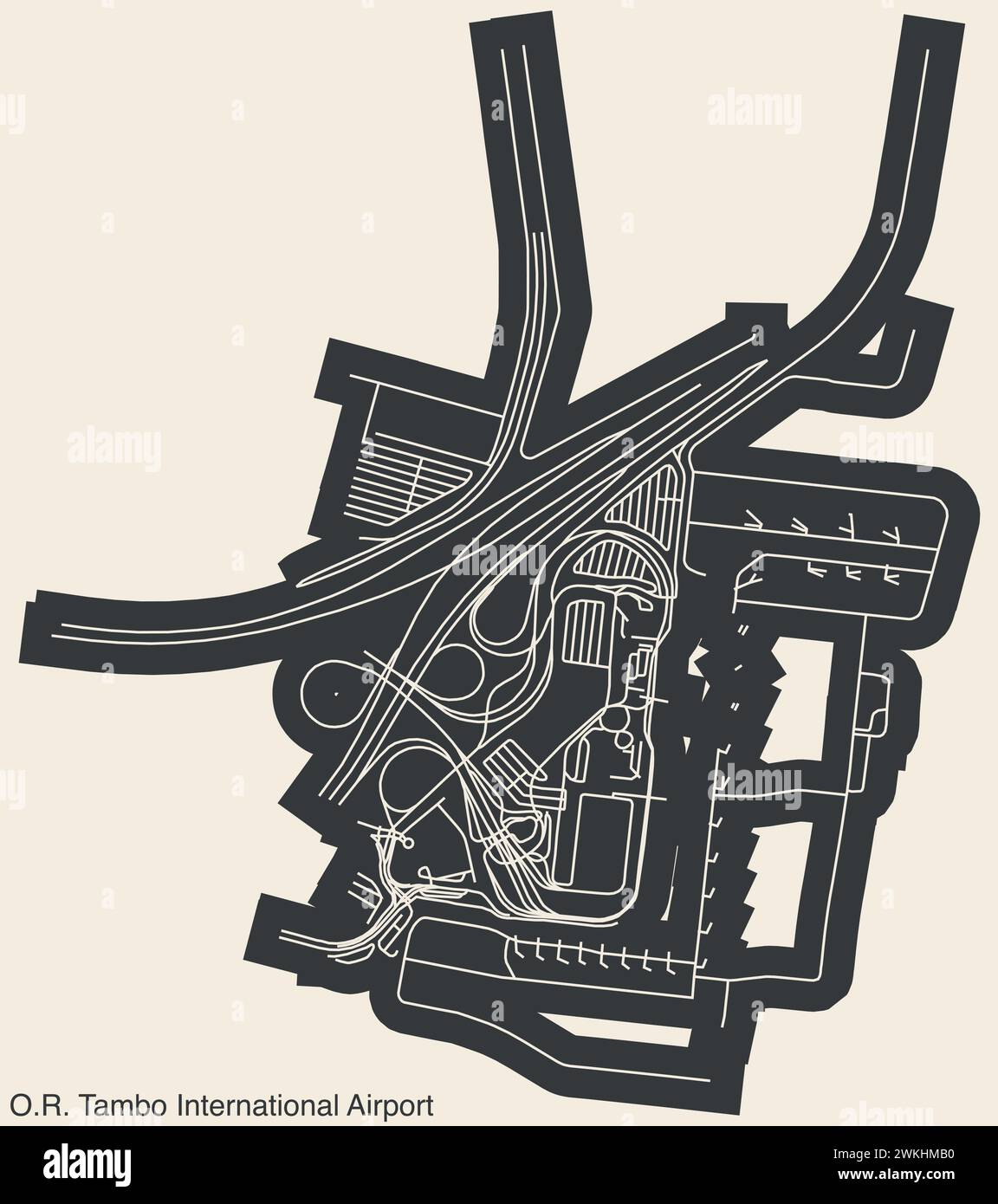 Map of johannesburg Stock Vector Images - Alamy