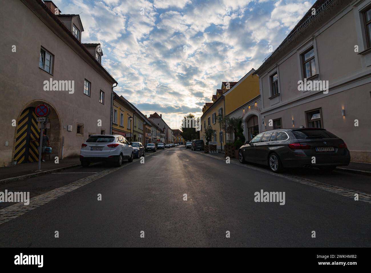 Car city street buildings architecture hi-res stock photography and ...