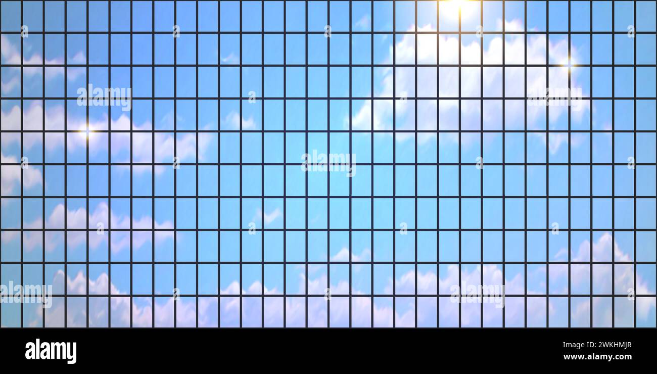 High rise building mirror Stock Vector Images - Alamy