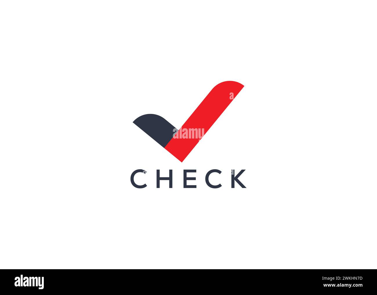 Creative and minimal Check mark logo vector template. Abstract Check ... Creative and minimal Check mark logo vector template. Abstract Check ...