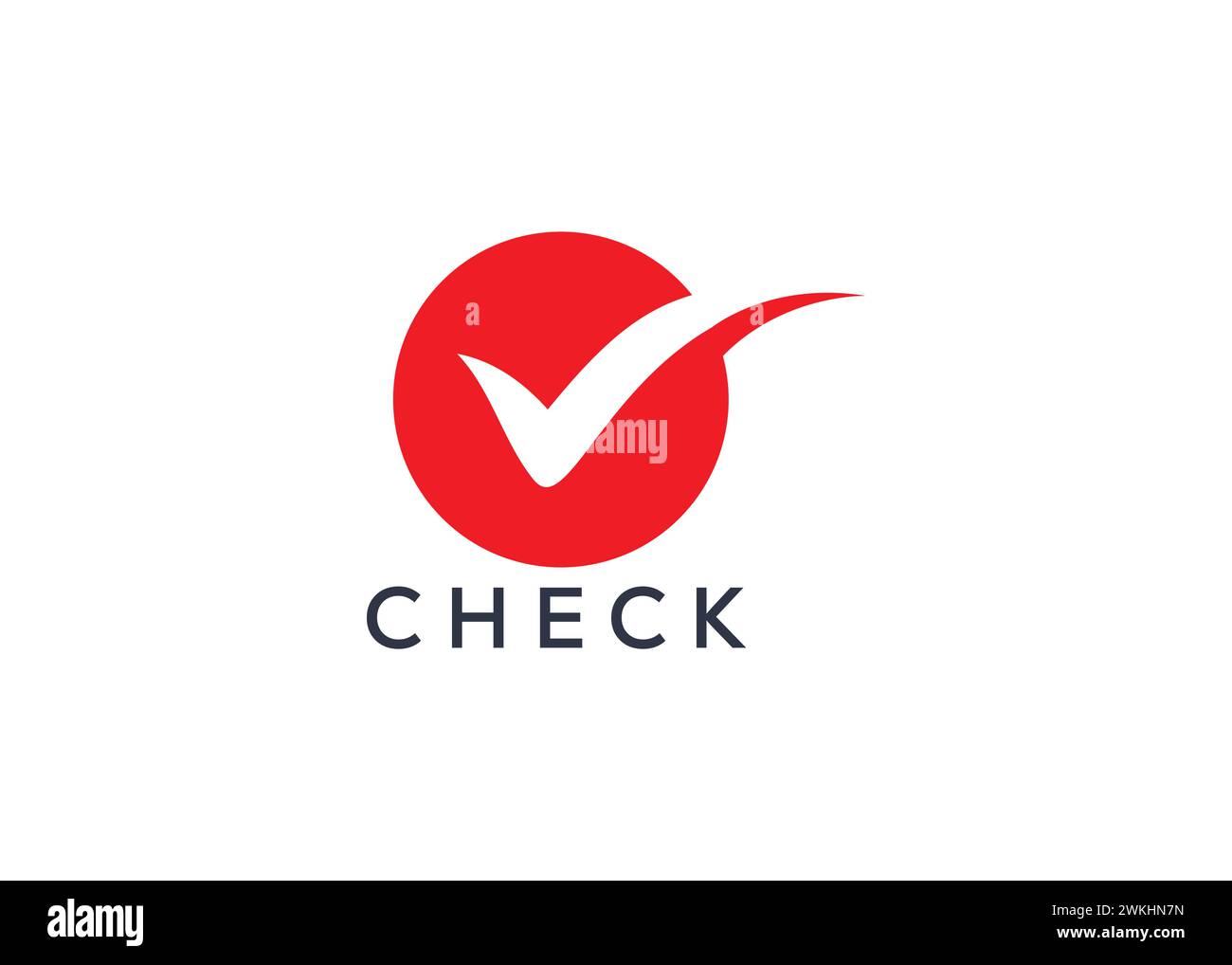 Creative and minimal Check mark logo vector template. Abstract Check ... Creative and minimal Check mark logo vector template. Abstract Check ...