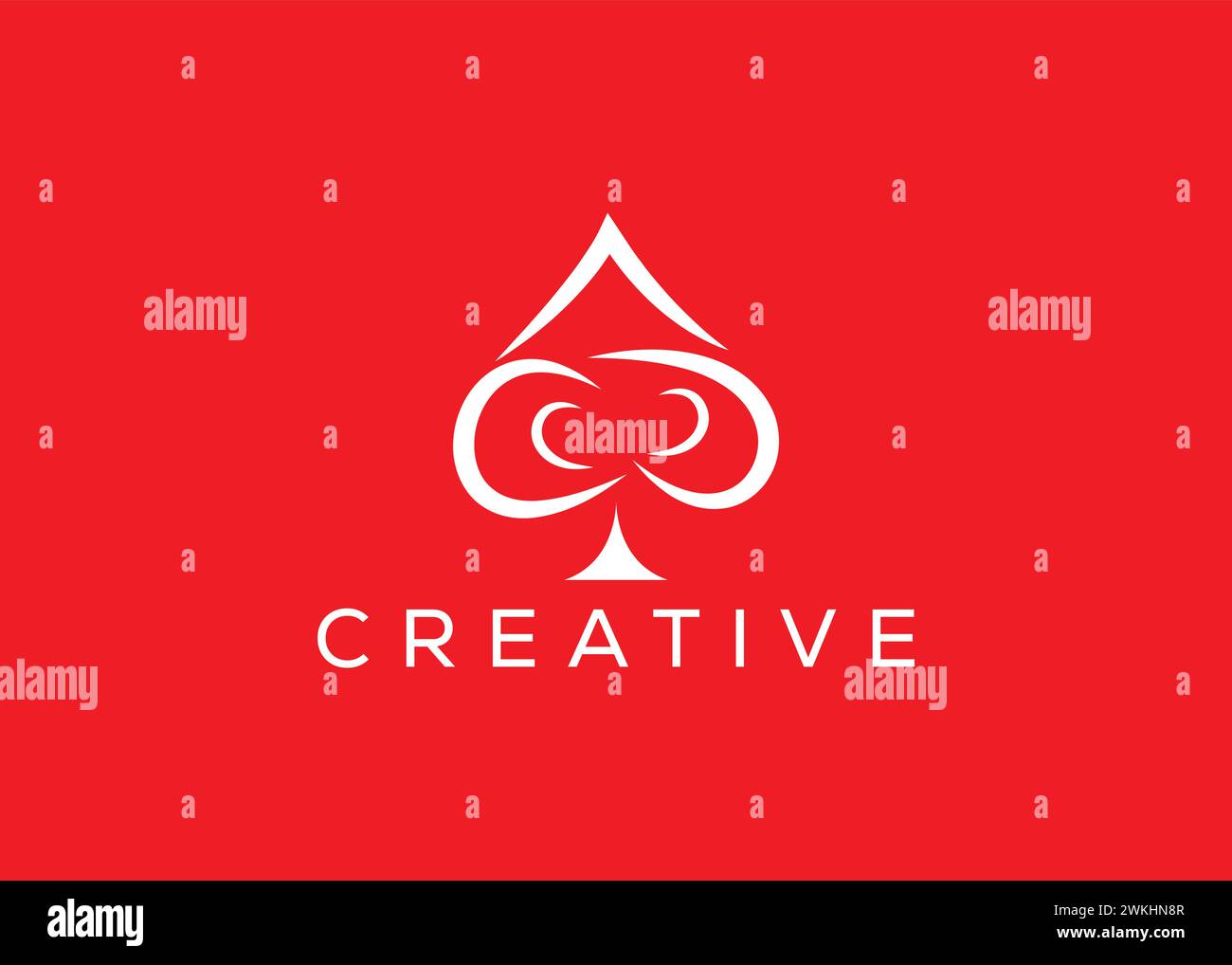 Creative and minimal Hip ace logo vector template. Abstract ace Hip ...