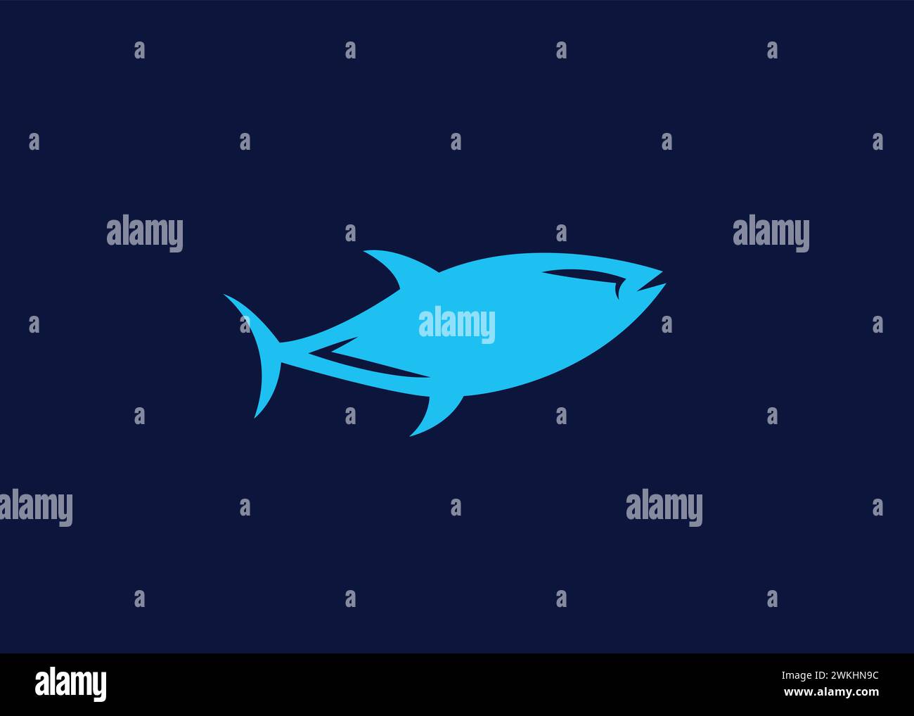Minimal fish Stock Vector Images - Alamy