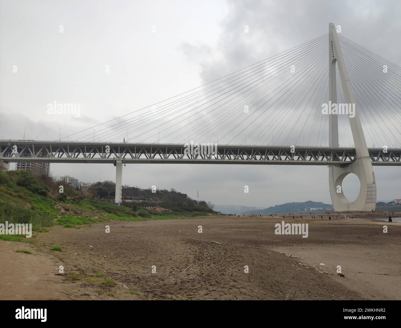 The mesmerizing visual effects of the Baijusi Yangtze River Bridge ...