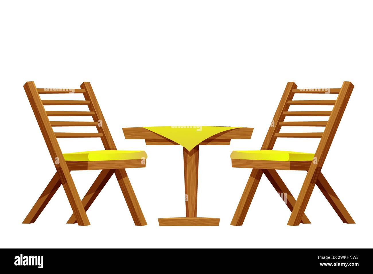 Picnic table with chair set wooden furniture, wood desk with leg and ...