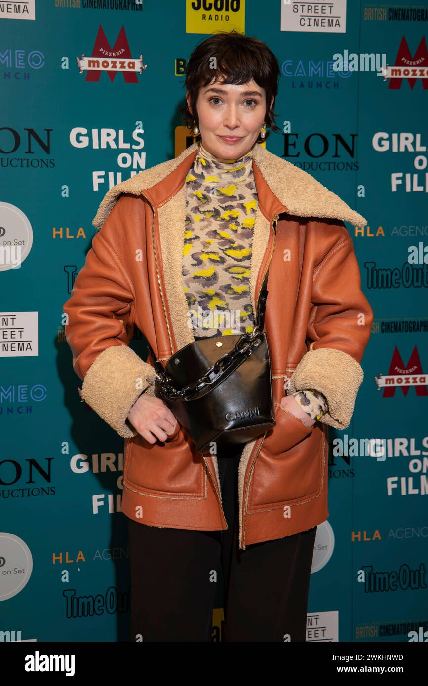 Kathryn Ferguson poses for photographers upon arrival at the Girls on ...