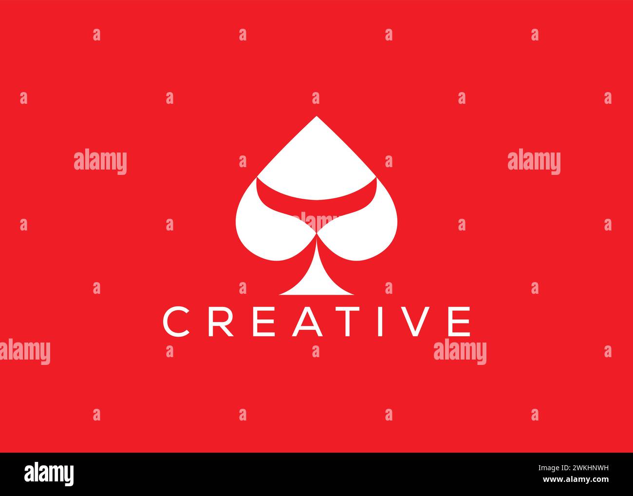 Creative and minimal Hip ace logo vector template. Abstract ace Hip ...