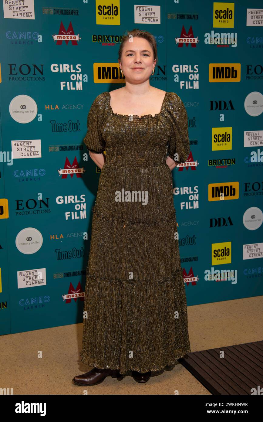 Rachel Ramsay poses for photographers upon arrival at the Girls on Film ...