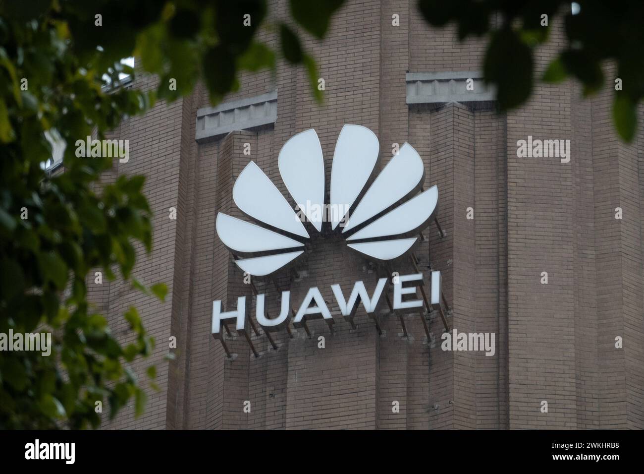 SHANGHAI, CHINA - FEBRUARY 21, 2024 - The Huwei flagship store is seen ...