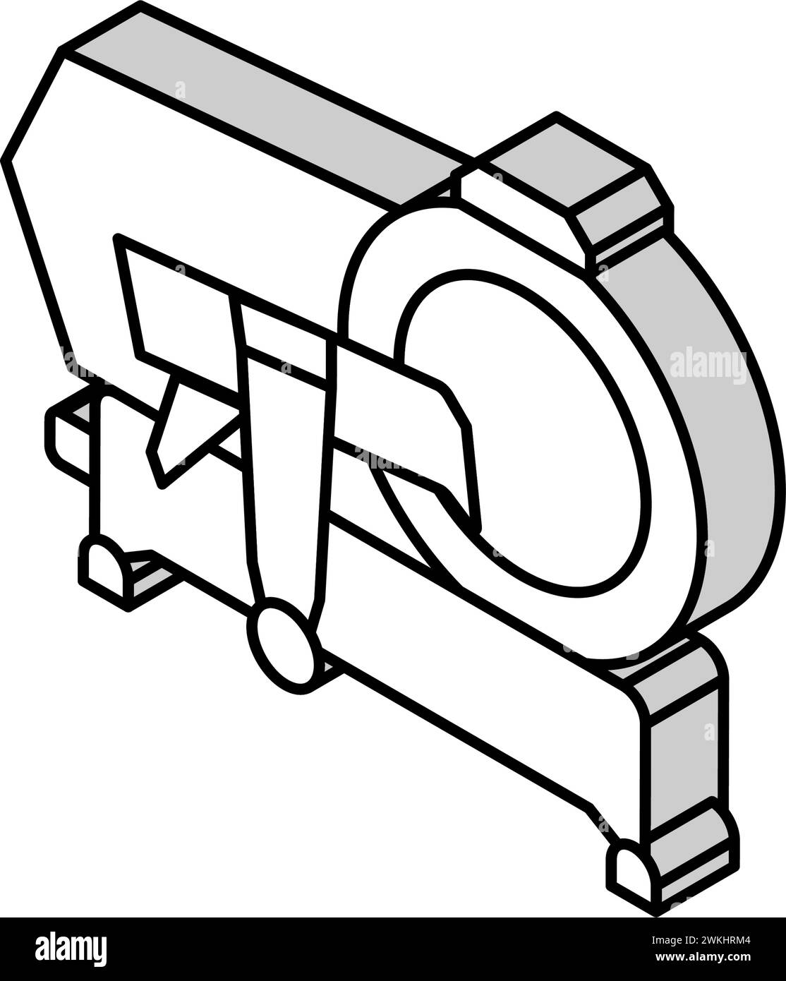 meat slicer isometric icon vector illustration Stock Vector Image & Art ...