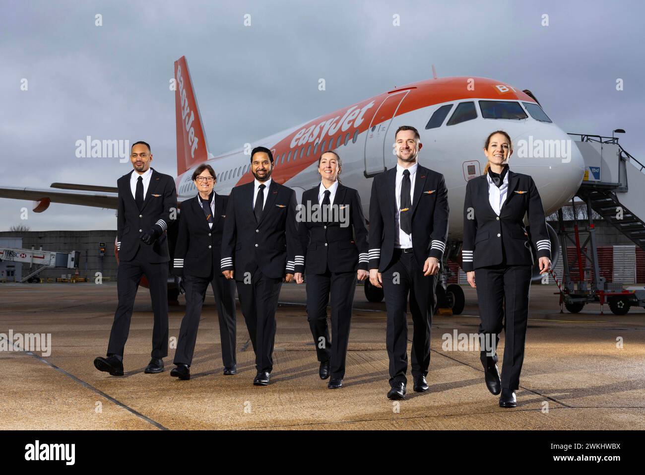 EDITORIAL USE ONLY (Left to right) Captains Jonathan Moore, Maria ...