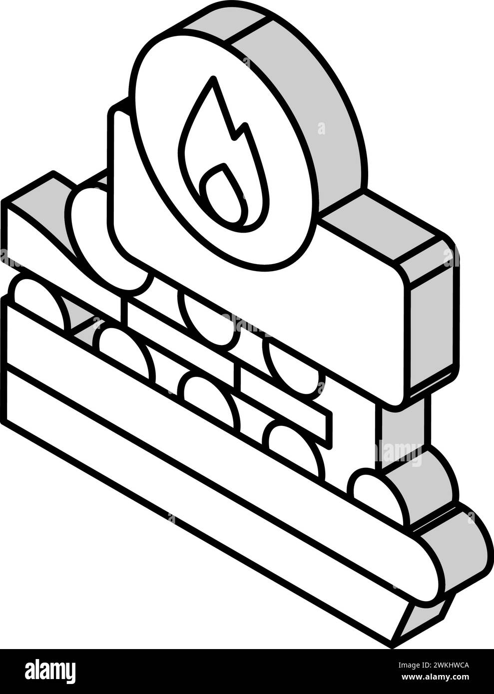 hot rolling steel production isometric icon vector illustration Stock ...