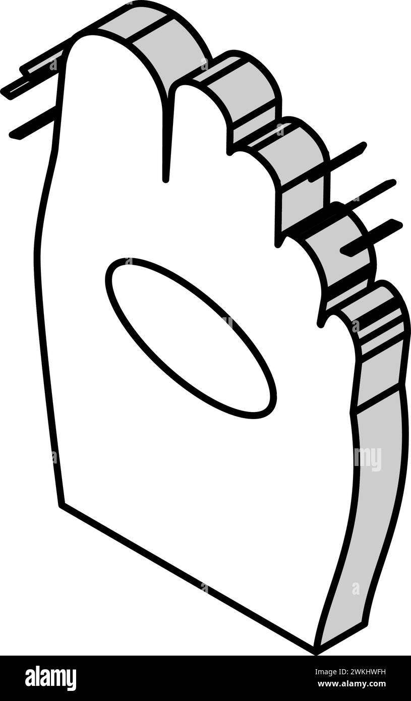 toe pain body ache isometric icon vector illustration Stock Vector ...