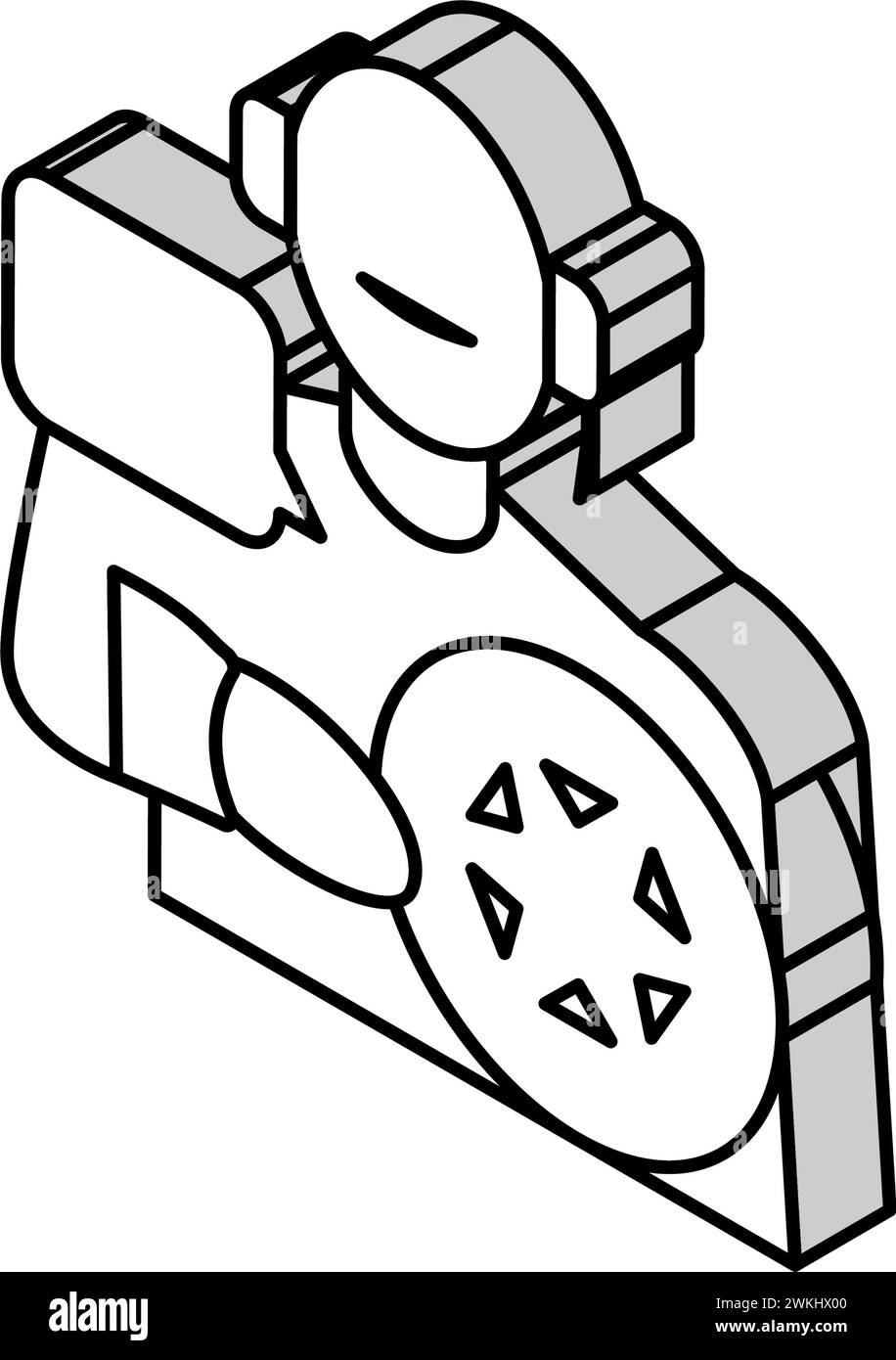 cold calling lead isometric icon vector illustration Stock Vector Image ...