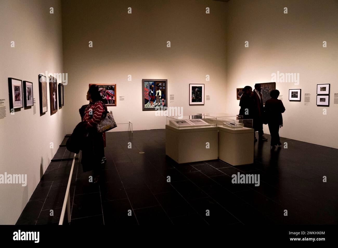 New York, New York, USA. 20th Feb, 2024. Visitors seen duringpress ...