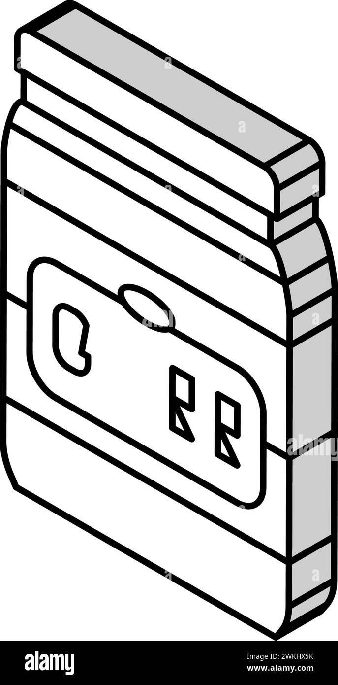 ghee milk product dairy isometric icon vector illustration Stock Vector ...