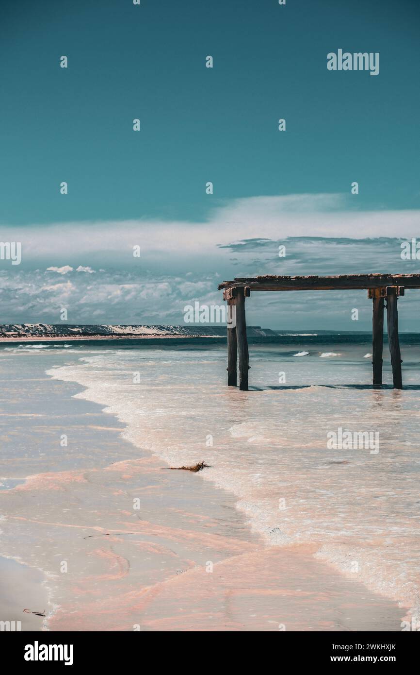 Broken jetty hi-res stock photography and images - Alamy