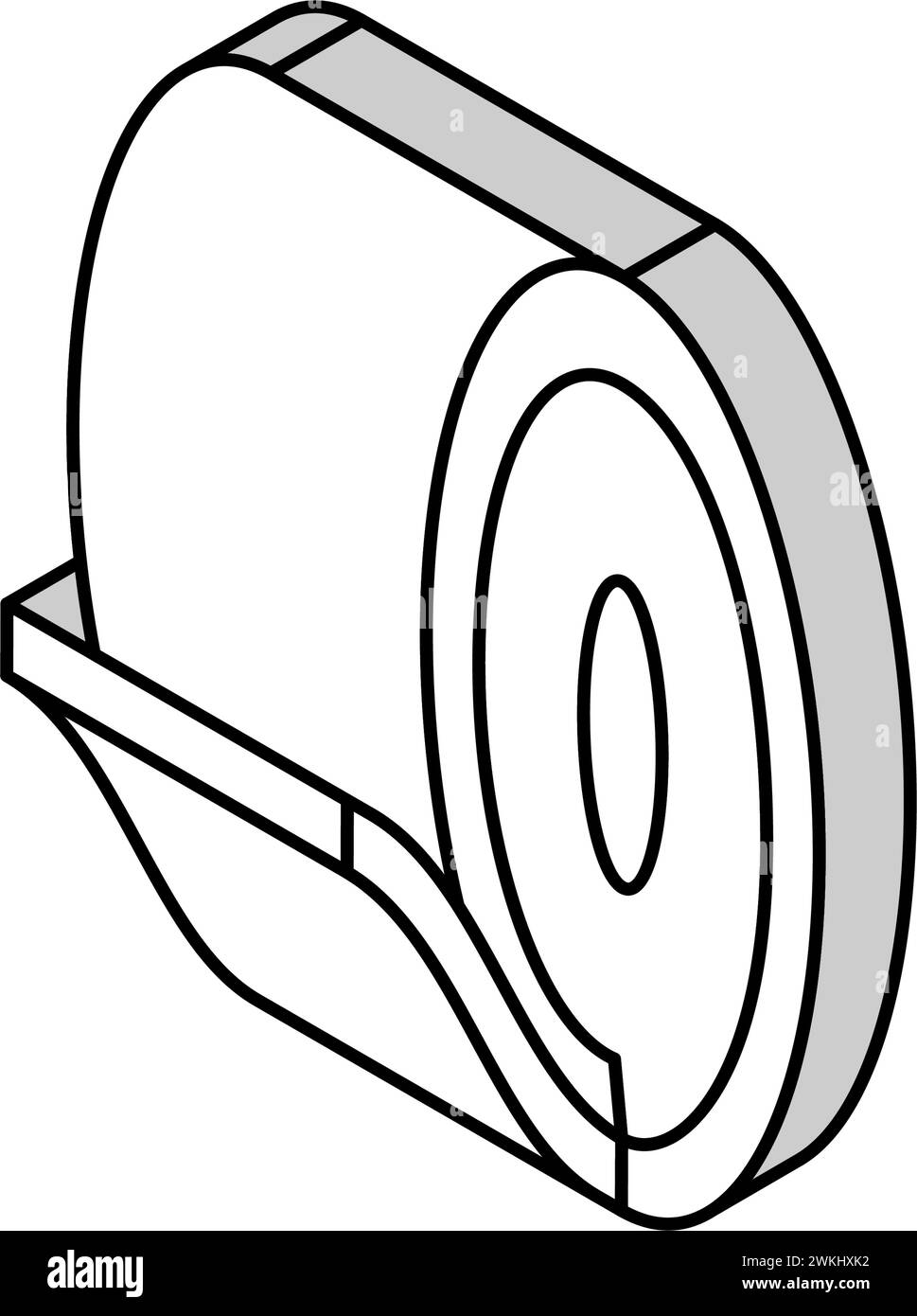 coil steel production isometric icon vector illustration Stock Vector ...