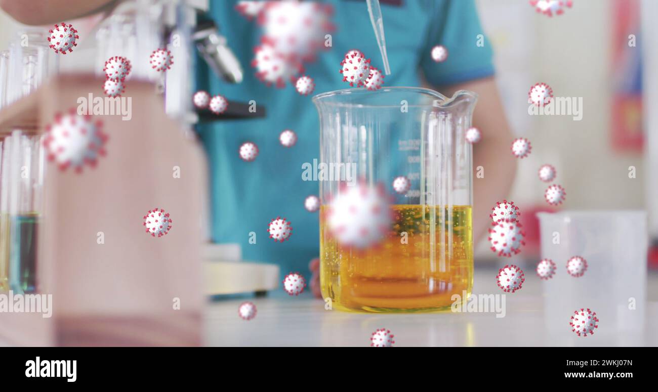 A science experiment in progress at school Stock Photo - Alamy