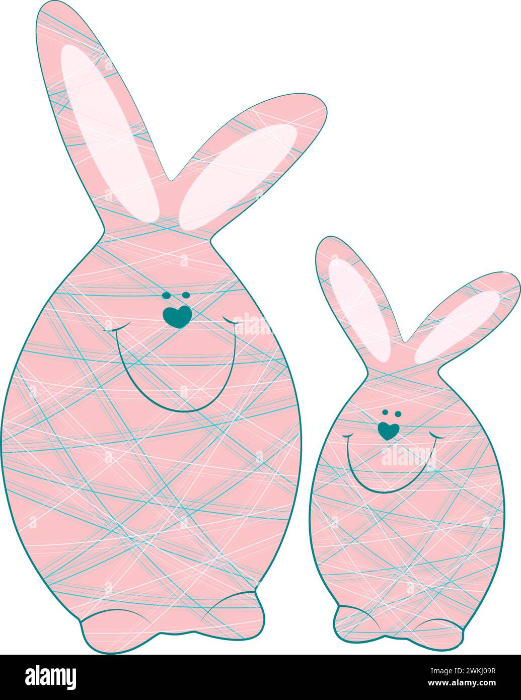 Easter bunny rabbit cartoon hi-res stock photography and images - Alamy