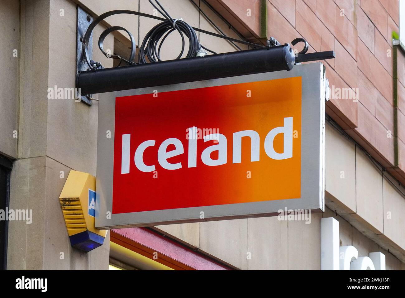 Iceland supermarket signage hi-res stock photography and images - Alamy