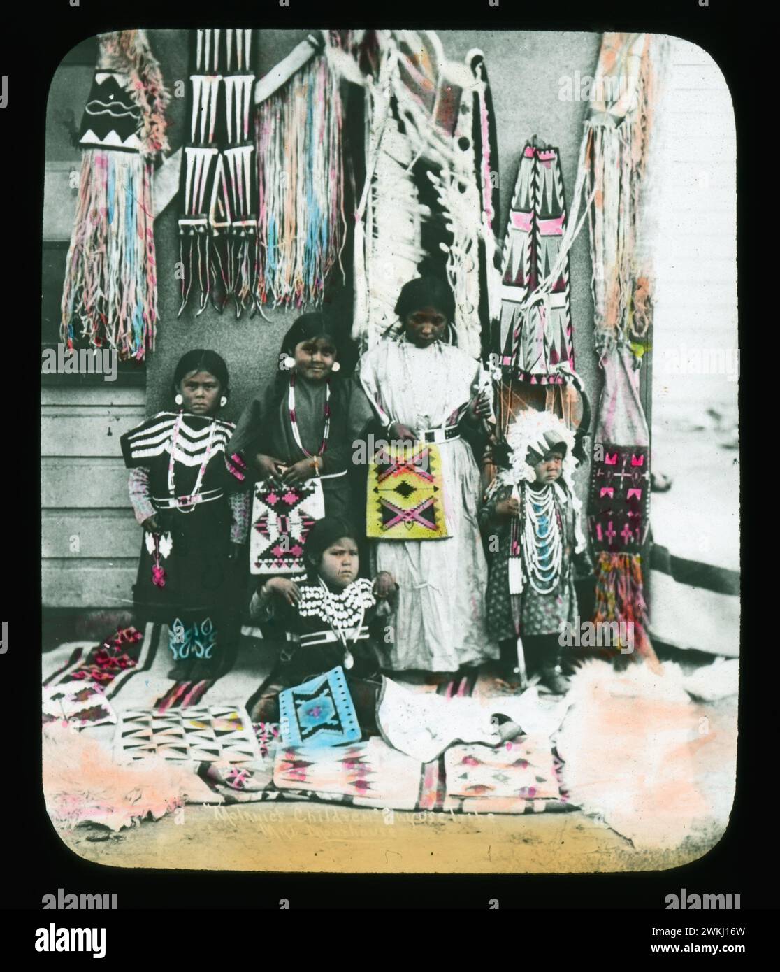 Pacific Northwest Indigenous People Circa 1910, Photograph, Hand ...