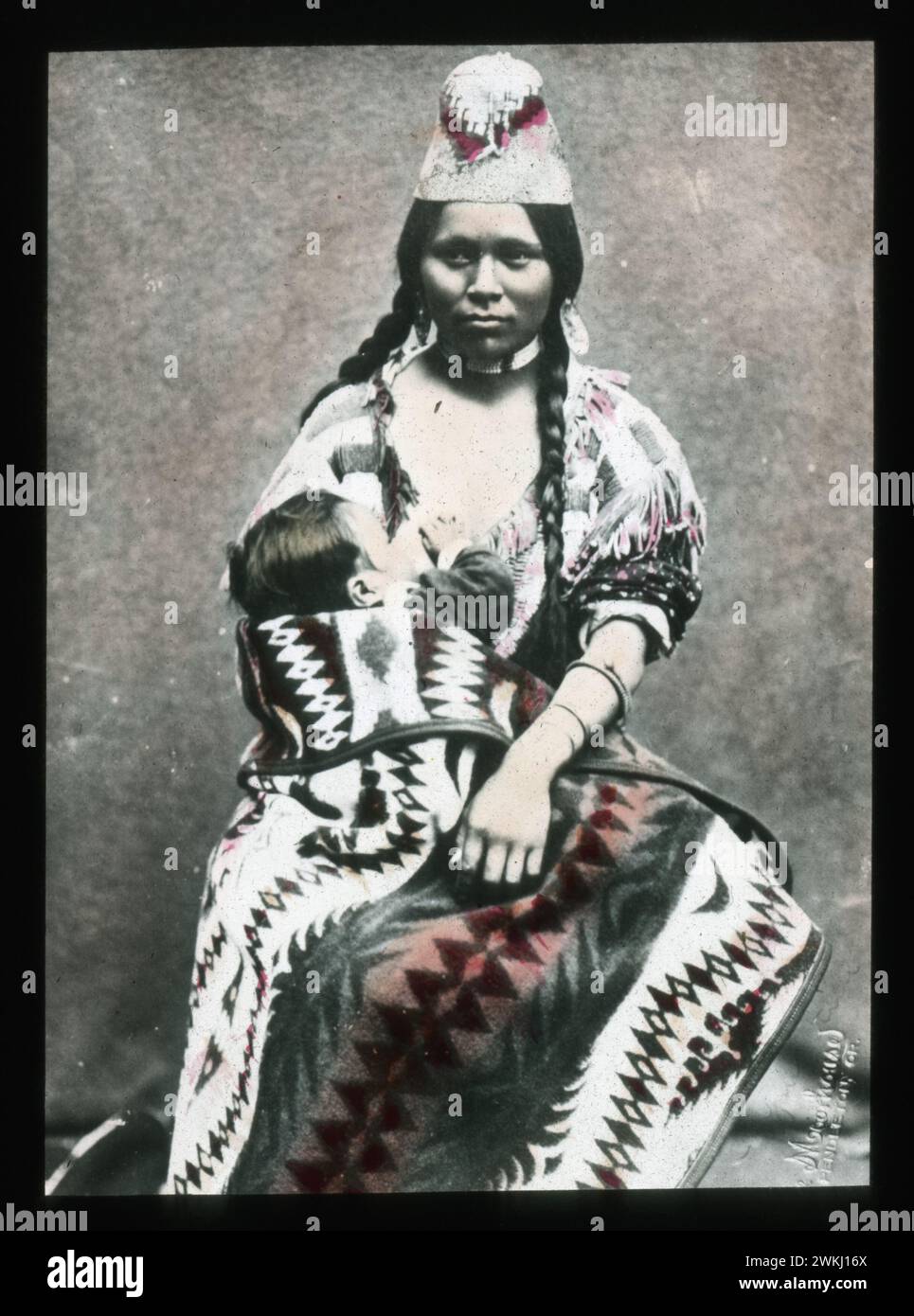 Pacific Northwest Indigenous People Circa 1900, Photograph, Hand ...