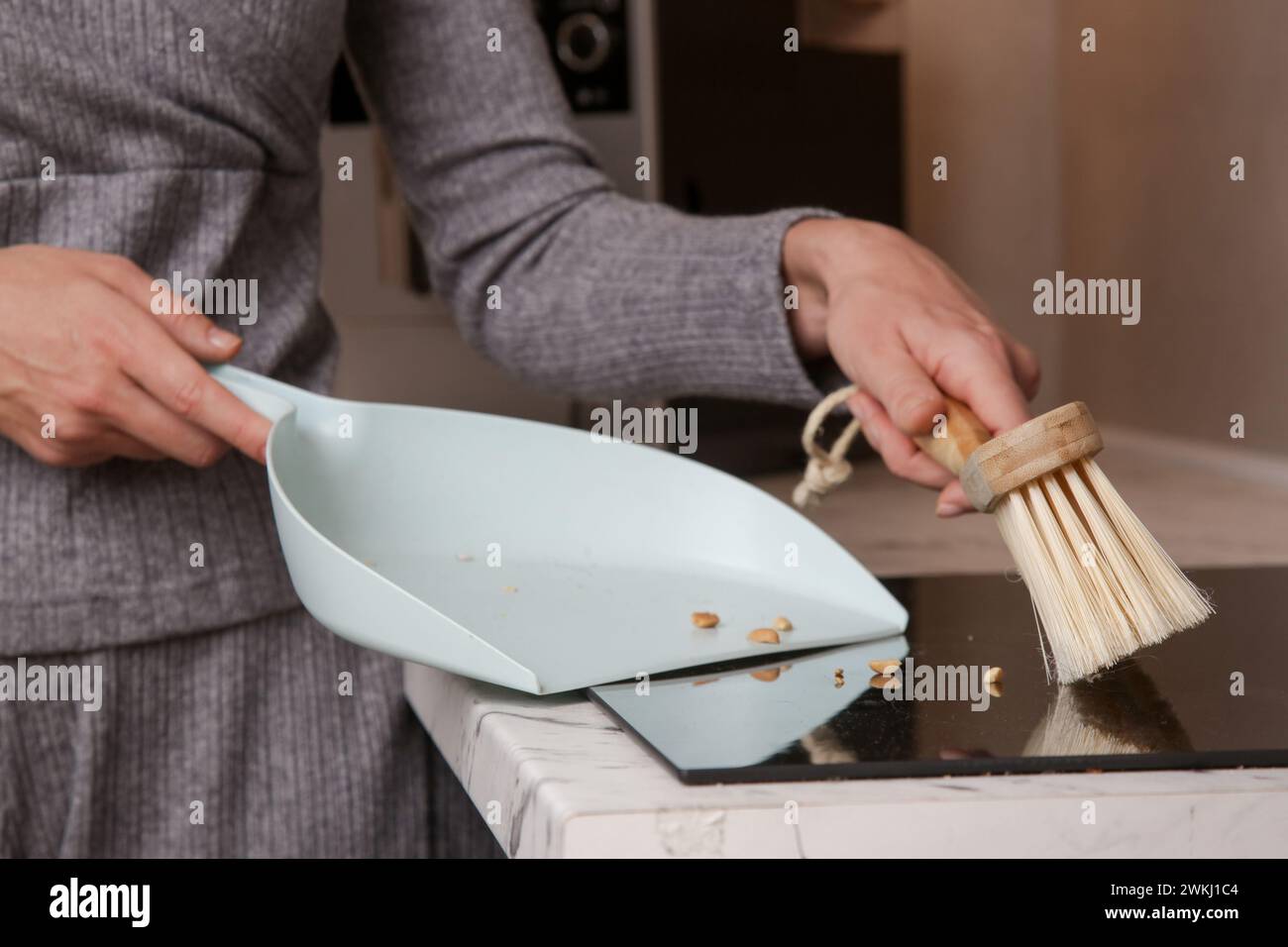 Hand broom hi-res stock photography and images - Alamy