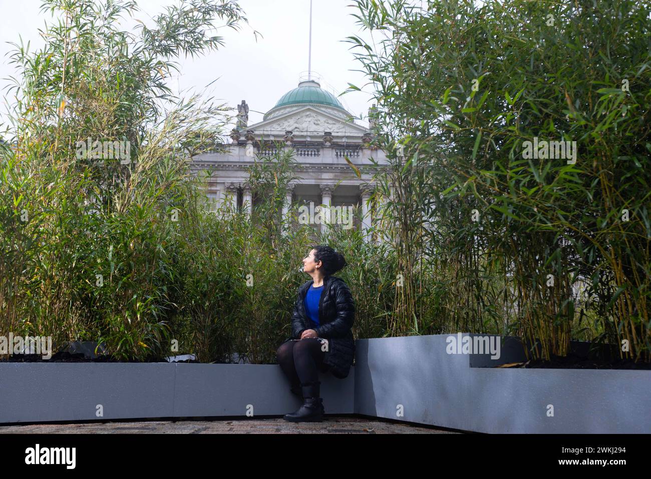 EDITORIAL USE ONLY Hong Kong-based artist Zheng Bo's new artwork ...