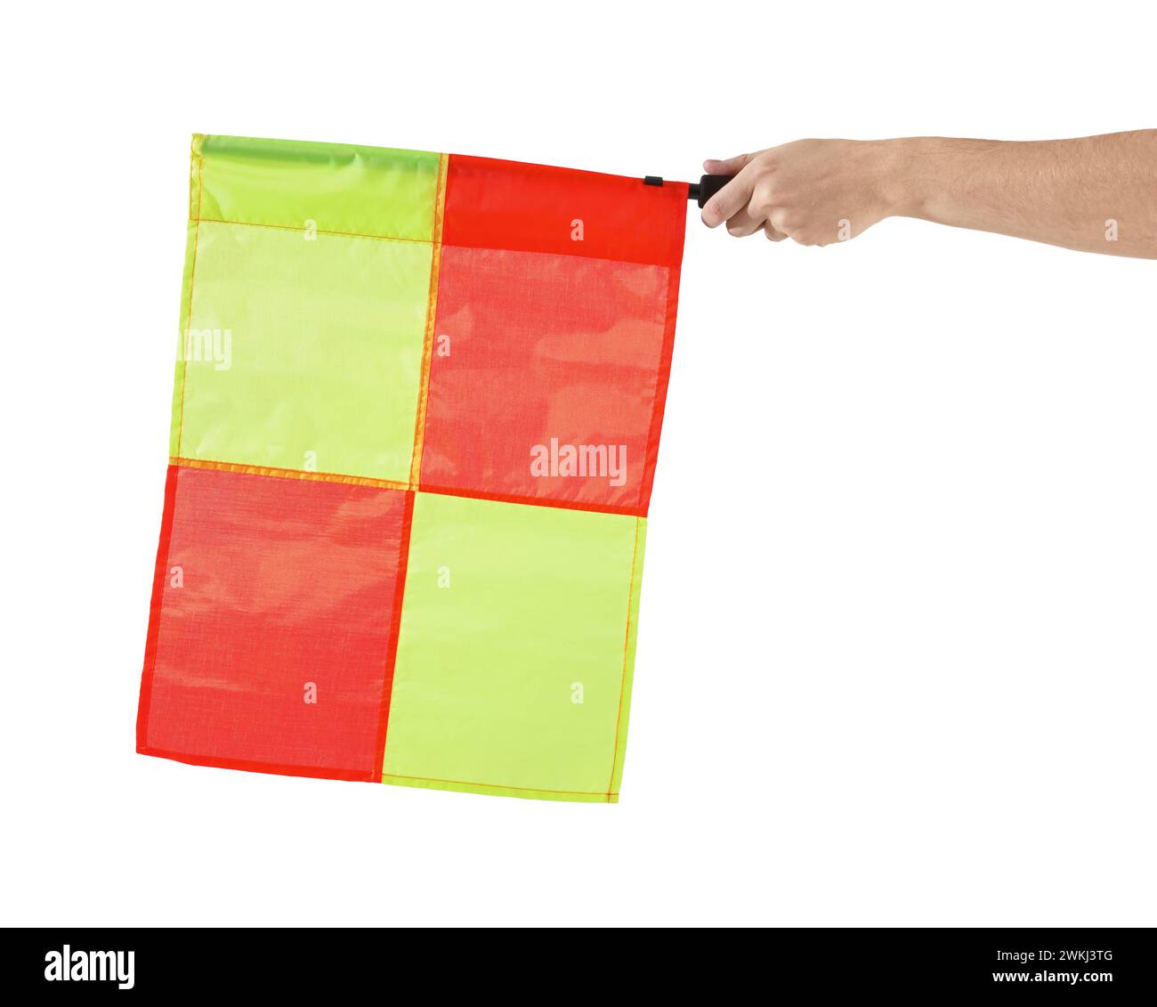 Soccer referee flag Cut Out Stock Images & Pictures - Alamy