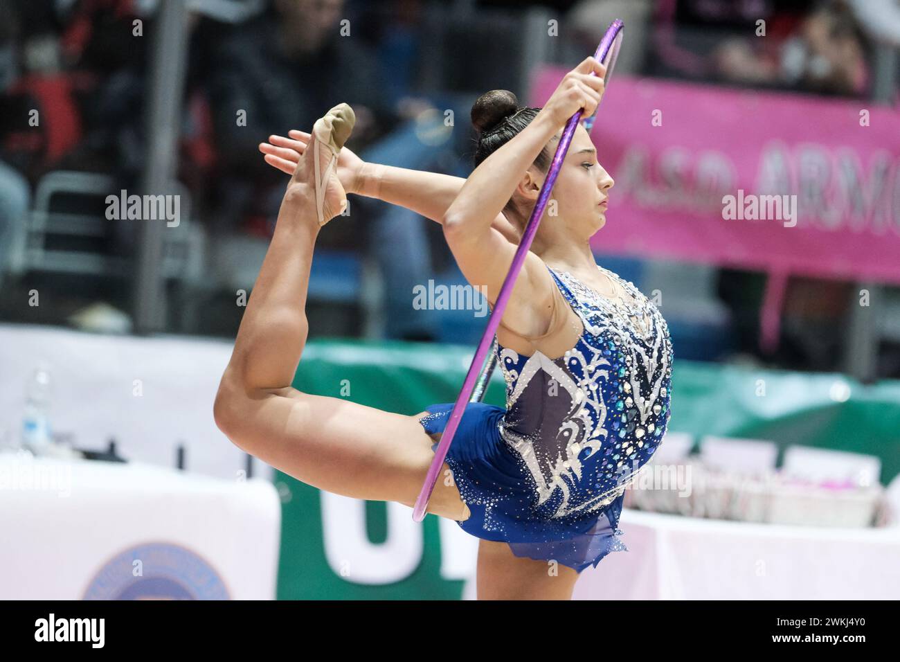 Chieti, Italy. 17 Feb, 2024. Viola Sella of the Forza e Coraggio Milano ...