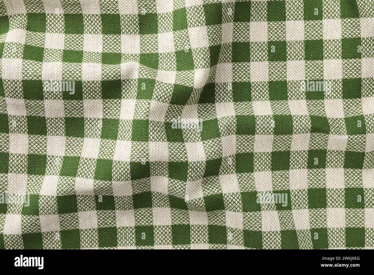 Texture of checkered fabric as background, top view Stock Photo - Alamy