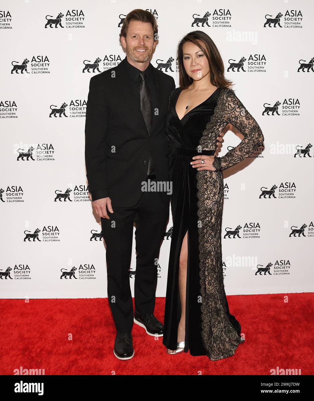 Los Angeles, USA. 20th Feb, 2024. (L-R) David Barlow and Pia Barlow at ...