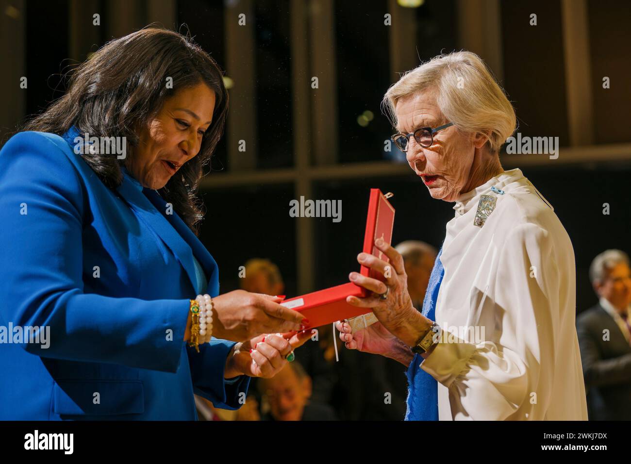 San Francisco, USA. 20th Feb, 2024. Barbro Osher, Honorary Consul ...